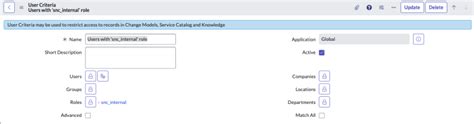 Leveraging User Criteria In Your Custom Applications Servicenow Guru