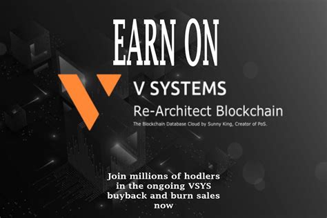 Vsystems Buyback And Burn Sales Program By Vsystems Medium