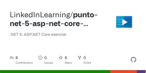 Github Linkedinlearning Punto Net Asp Net Core Esencial