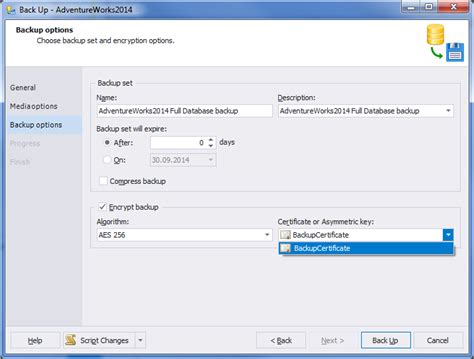 Sql Server A Practical Use Of Backup Encryption Sql Authority With