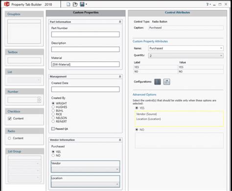 Simplify Solidworks Property Input With Custom Properties Tab