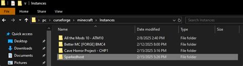 How To Setup A Modded Minecraft Server Using Curseforge Sparked Host Knowledge Base