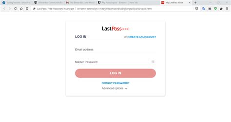 Popup On Browser Startup To Unlock Vault Password Manager Bitwarden