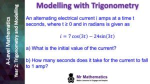 Modelling With Trigonometry Mr Mathematics