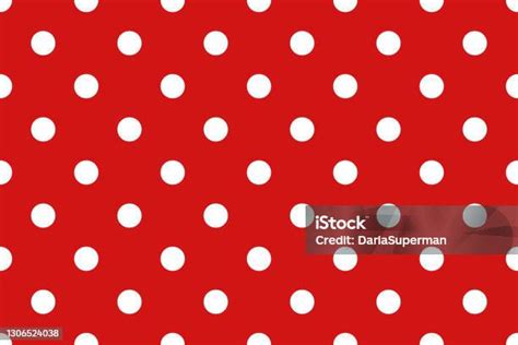 물방울 무늬가있는 빨간색 배경 매끄러운 패턴 벡터 그림입니다 빨강에 대한 스톡 벡터 아트 및 기타 이미지 빨강 흰색 0명 Istock