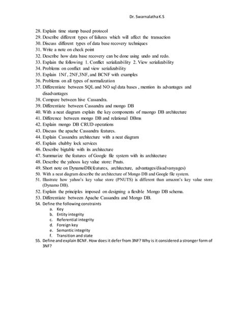 question bank data management pdf