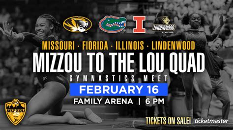 No 3 Ranked Mizzou Gymnastics Team To Host Florida Illinois And Lindenwood In Quad Meet On