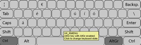 Windows How To Distinguish AltGr And Ctrl RAlt Programmatically Osk