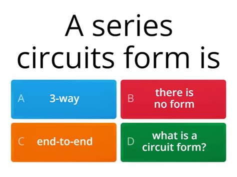 Circuits Small Quiz