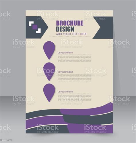 추상 전단지 디자인 배경입니다 브로셔 템플릿입니다 잡지 표지 사업 이랑 교육 프레 젠 테이 션 보고서에 대 한 벡터 일러스트입니다 퍼플 색상입니다 0명에 대한 스톡 벡터
