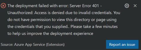 Cannot Deploy To Azure App Service From Vs Code Or Cli Stack Overflow