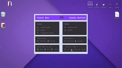 Radio Buttons Vs Checkboxes C Youtube