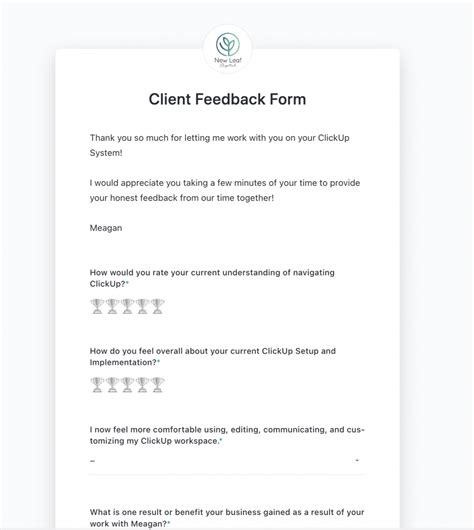 ClickUp Form Template Bundle