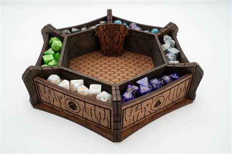 Arena Dice Tray Laser Cut File Digital Download Includes Material