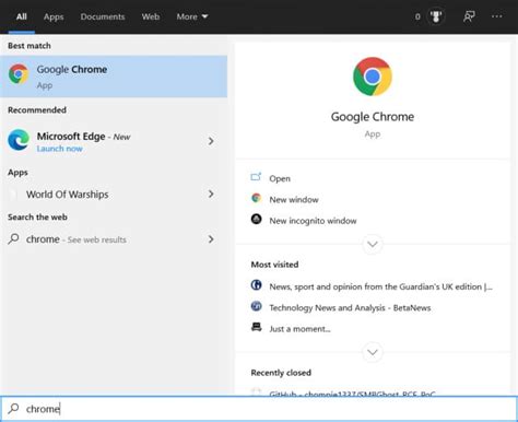 Microsoft Is Showing Ads For Edge In The Windows 10 Start Menu If You Search For Rival Browsers