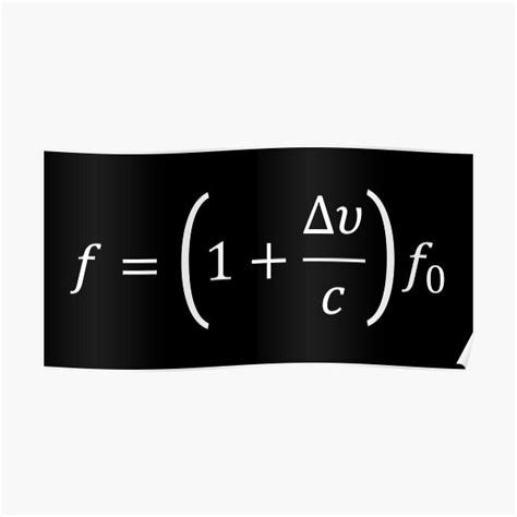 Doppler Effect Poster For Sale By Sciencecorner Redbubble