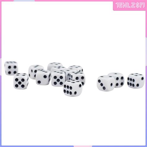 ขายดี ลูกเต๋าหกด้าน D6 12 มม อุปกรณ์เสริม สําหรับ Dd Rpg Mtg สีดํา และ