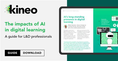 The Impacts Of Ai In Digital Learning A Guide For L D Professionals Kineo