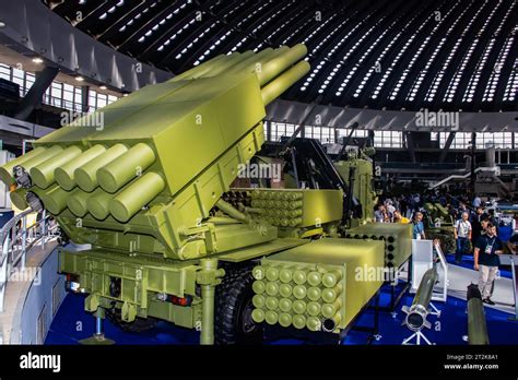 Multi Barrel Rocket Launcher Mrl Or Multiple Launch Rocket System