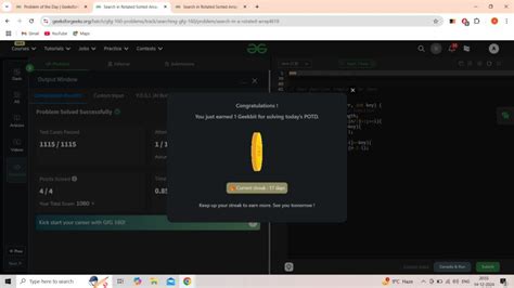 Ashu Singh On Linkedin Geekstreak Datastructures Gfg160