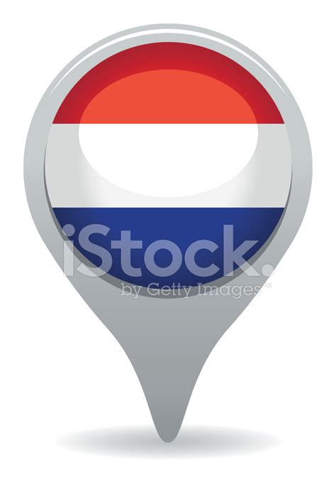 네덜란드 국기 포인터 스톡 벡터 Freeimages
