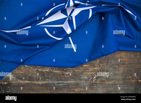 Nato North Atlantic Treaty Organization Flag Waving Nato Is An
