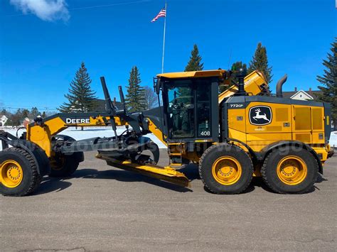 2020 John Deere 772gp Motor Grader 6wd With Wing And Snow Plow For Sale