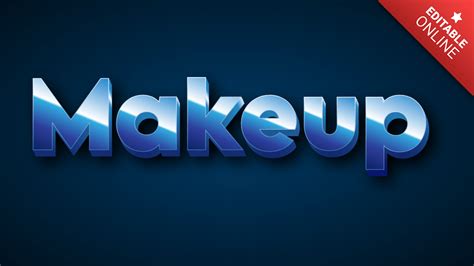 Makeup Text Effect Generator Textstudio