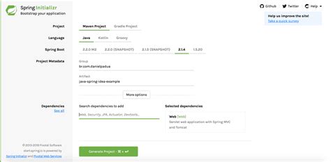 Java Spring Boot Intellij Idea Daniel Padua Blog