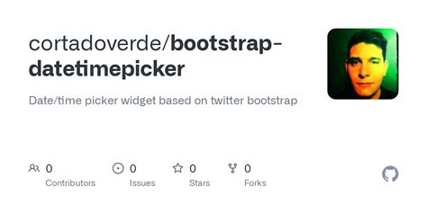 Github Cortadoverdebootstrap Datetimepicker Datetime Picker Widget