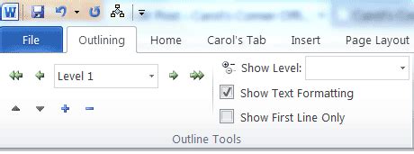 How To Use Outline View To Navigate A Word 2010 Document Daves