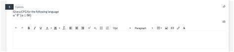 Solved 3 Points Give A CFG For The Following Language Chegg Com