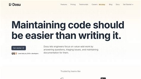 Dosu Your Ai Teammate For Codebase Maintenance
