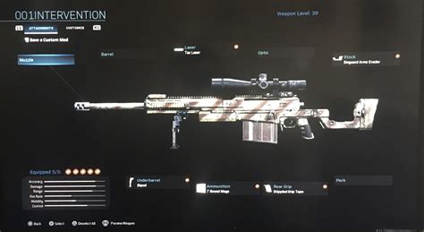 Intervention Sniper Rifle Mw2