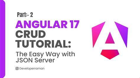 Angular 17 Crud Tutorial Part 2 The Easy Way With Json Server Youtube
