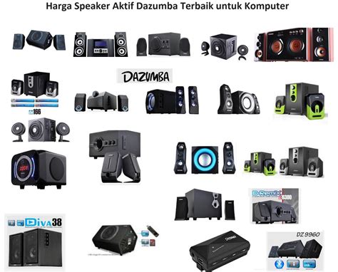 Harga Speaker Aktif Dazumba Terbaik Untuk Komputer