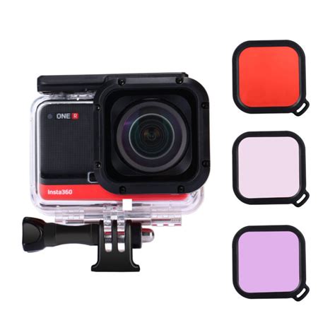 Insta360 One R 4k Camera Waterproof Case Filter And Lens Protector Lazada Singapore