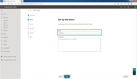 Create And Manage A Microsoft Group In Exchange Online
