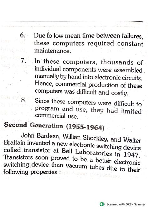SOLUTION Generation Of Computers Features Of Generation Computers
