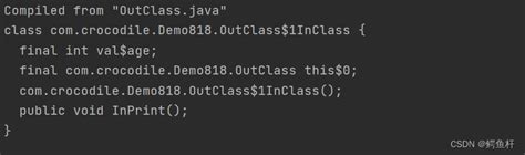 局部内部类和匿名内部类访问局部变量时，为什么变量必须加上final？is Accessed From Within Inner Class Needs To Be F Csdn博客