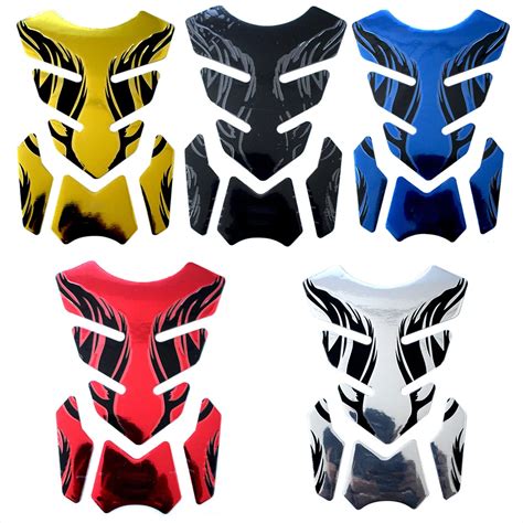 혼다 야마하 탱크패드 스티커 피쉬본 3d 탱크 패드 스티커 오일 가스 보호기 커버 장식 불꽃 오토바이 액세서리 Aliexpress