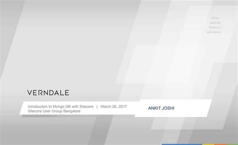 Introduction To Mongodb With Sitecore Pptx