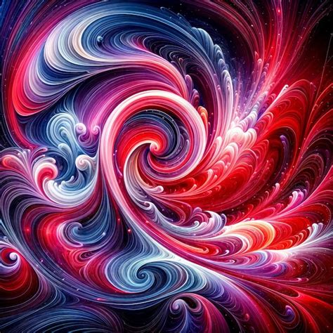 Dynamic Swirling Patterns Premium Ai Generated Image