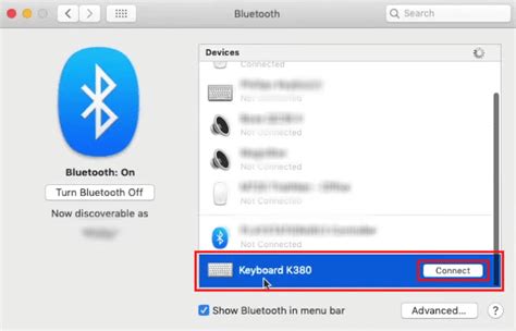 Logitech Bluetooth 키보드를 연결하는 방법
