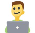 Man Technologist Emoji Meaning With Pictures From A To Z
