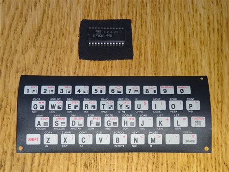 Tynemouth Software Zx80 Keyboard Overlays