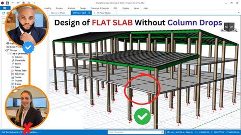 Introduction Flat Slab Design Without Column Drop In Protastructure