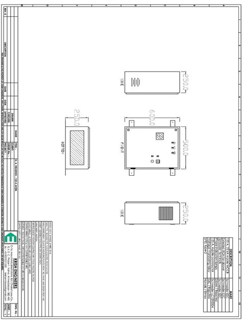 Acdb Panel Ga Drawing R1 Pdf
