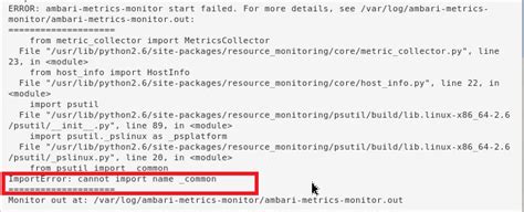 importerror cannot import name common unable to cloudera