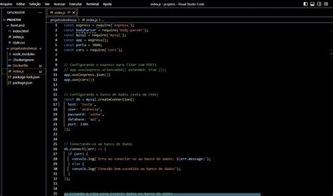 andressa caroline on linkedin api nodejs docker project tech development developer backend…